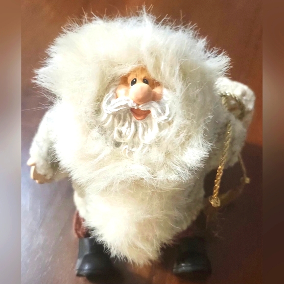Russ | Holiday | Vintage Russ Berrie Woolberry Plush Santa W Faux Fur ...